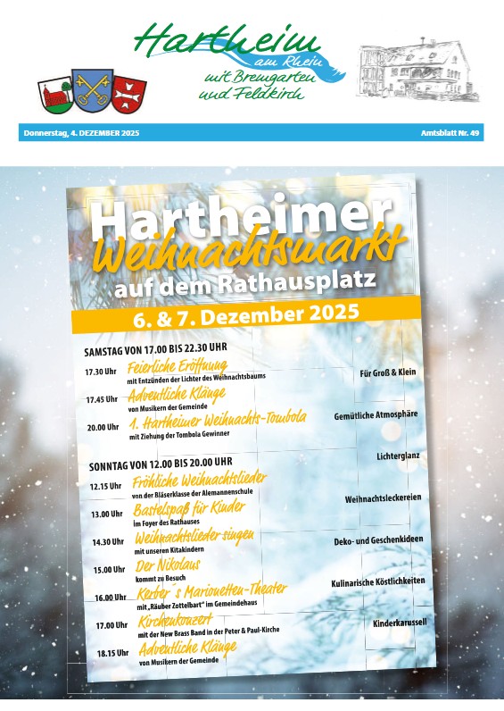 Gemeinde Hartheim: Gemeinde Hartheim am Rhein